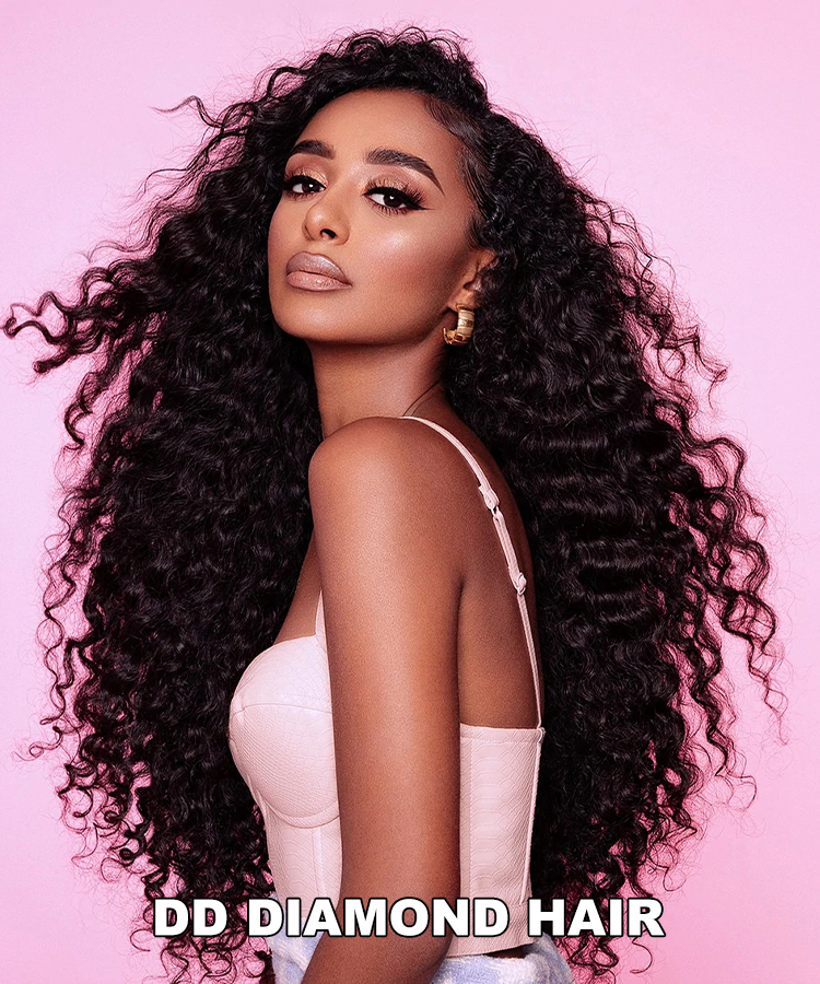 AngelBella DD Diamond Hair 13x4 Lace Frontal Body Wave Wig HD Lace ...